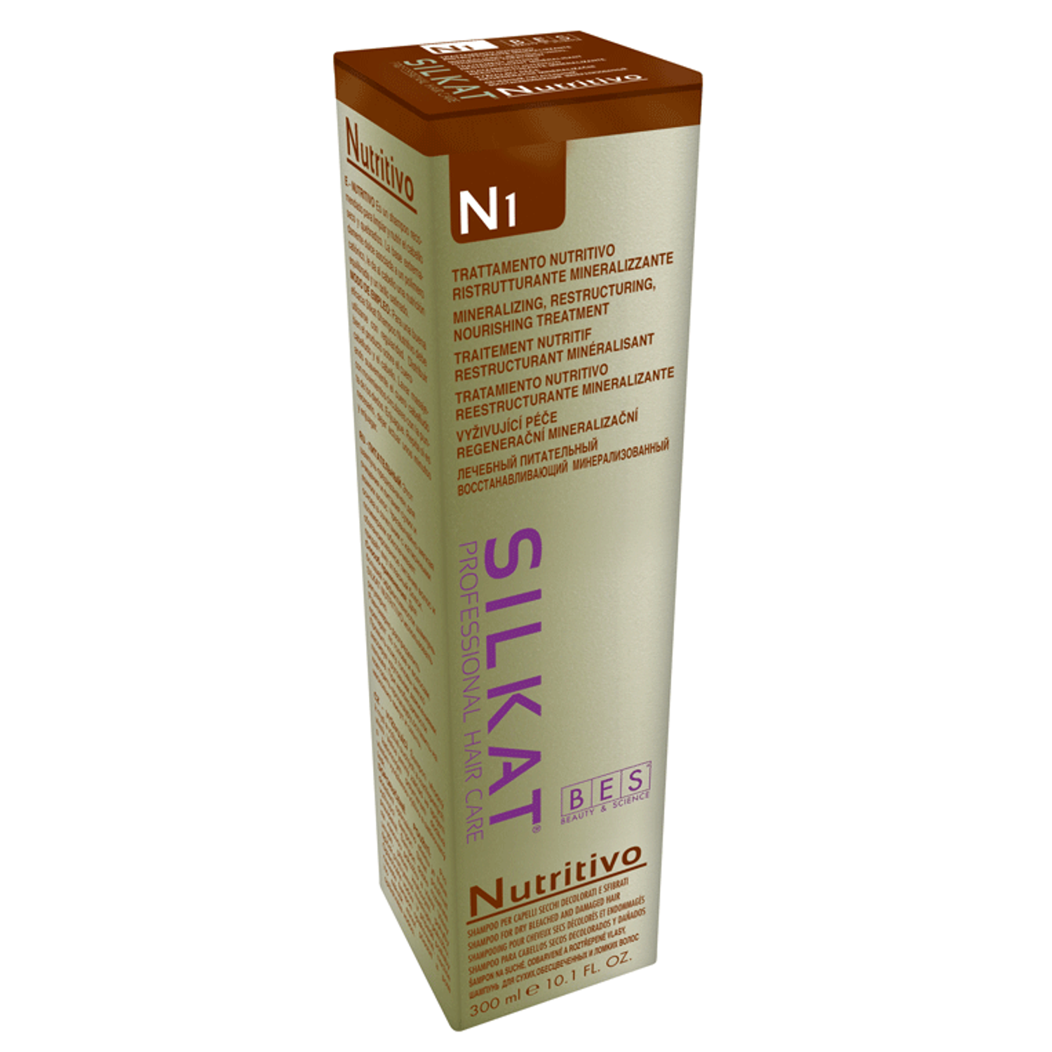 Silkat Nutritivo sampon száraz, töredezett hajra 1000 ml - Száraz hajra